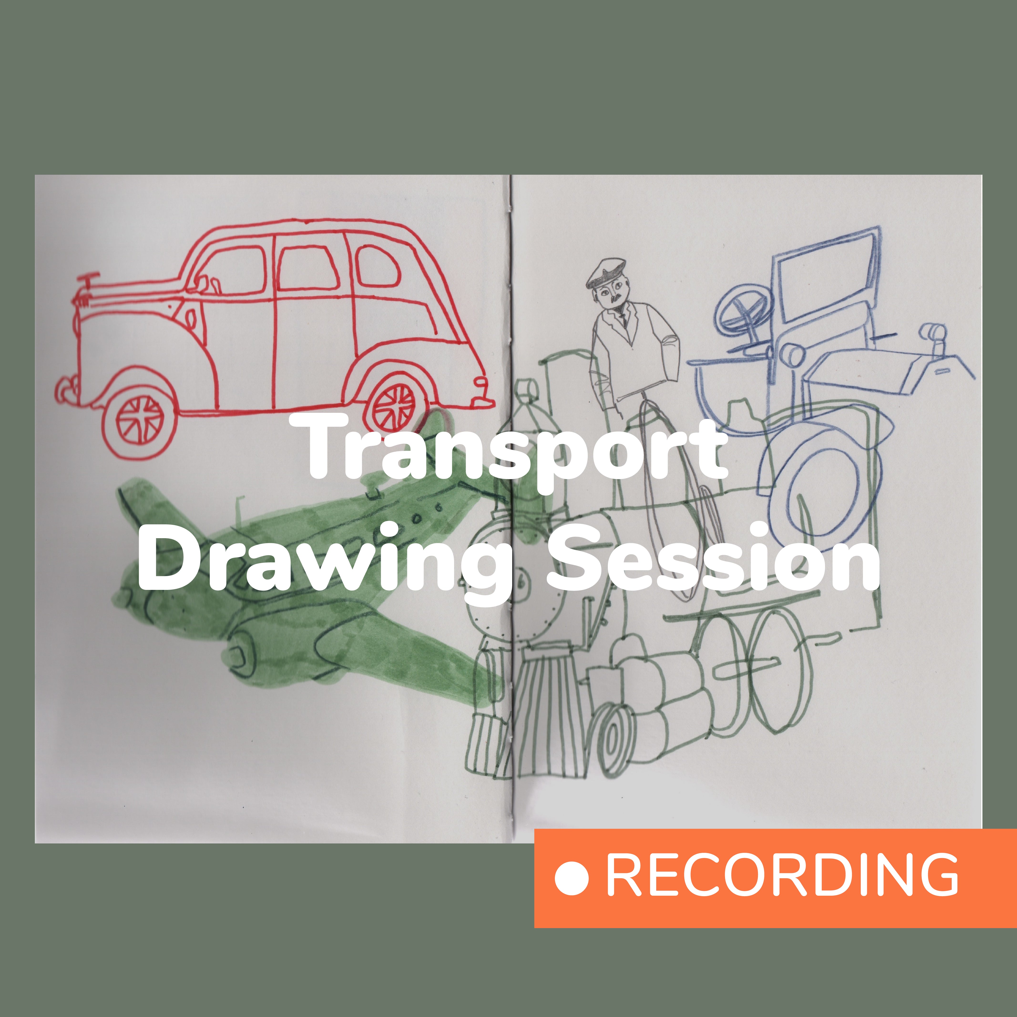 RECORDING: Transport Drawing Session – Odd Orange
