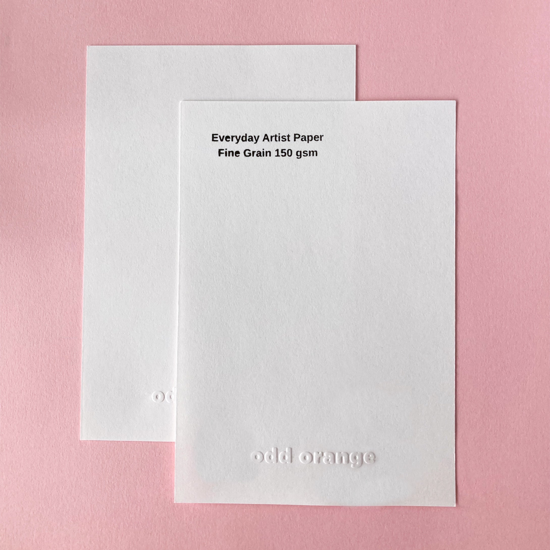 Everyday Artist Paper Sample Pack – Odd Orange